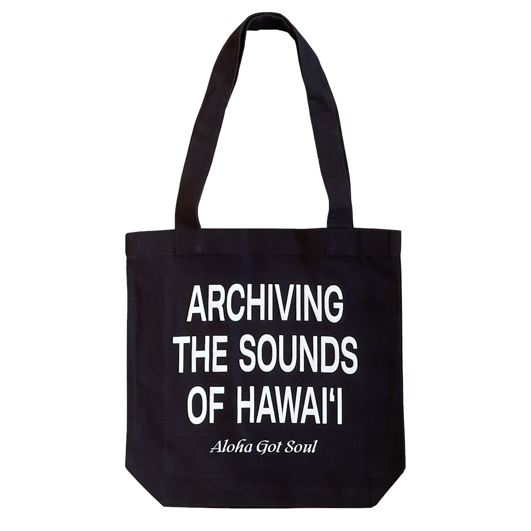 Archiving The Sounds Of Hawai‘i Tote Bag (Charcoal) – Aloha Got Soul